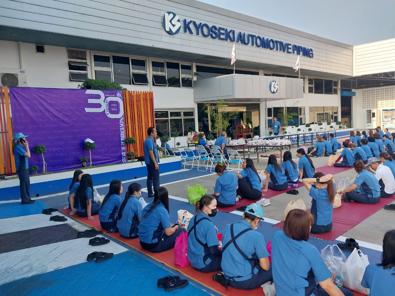 ทำบุญขึ้นปีใหม่ 2567 - KYOSEKI AUTOMOTIVE PIPING
